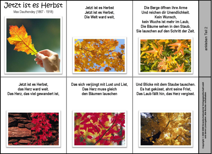 Leporello: Jetzt ist es Herbst (Max Dauthendey) - Medienwerkstatt-Wissen © 2006-2025 Medienwerkstatt