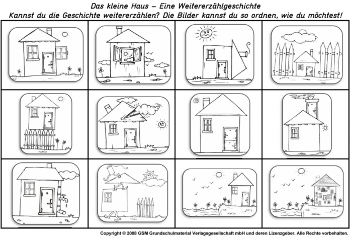 Das kleine Haus - Eine Weitererzählgeschichte - Medienwerkstatt-Wissen ...