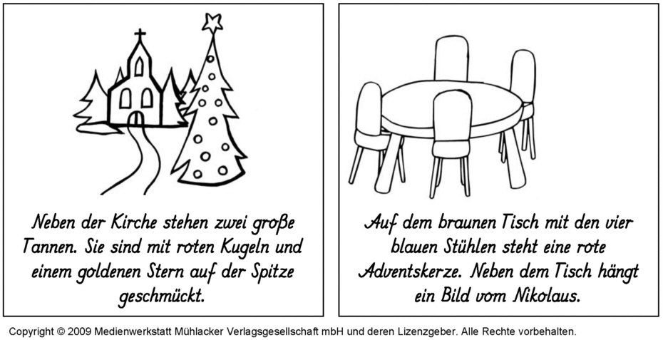 Advent Lese-Mal-Blatt 5 - Medienwerkstatt-Wissen © 2006-2025 Medienwerkstatt