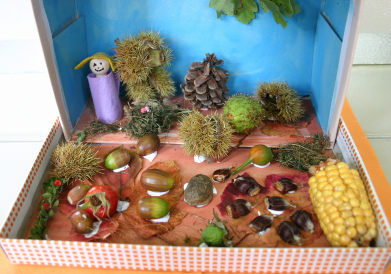 Herbstlandschaft im Schuhkarton - Fotos 1 - Medienwerkstatt-Wissen © 2006-2025 Medienwerkstatt