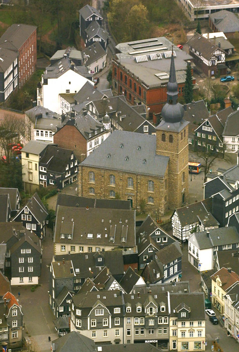 Alte Kirche in Langenberg - Medienwerkstatt-Wissen © 2006-2025 Medienwerkstatt