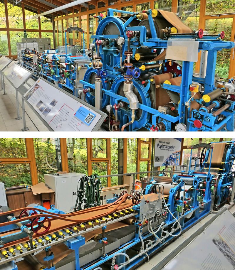 Papiermaschine - Fotos - Medienwerkstatt-Wissen © 2006-2025 Medienwerkstatt