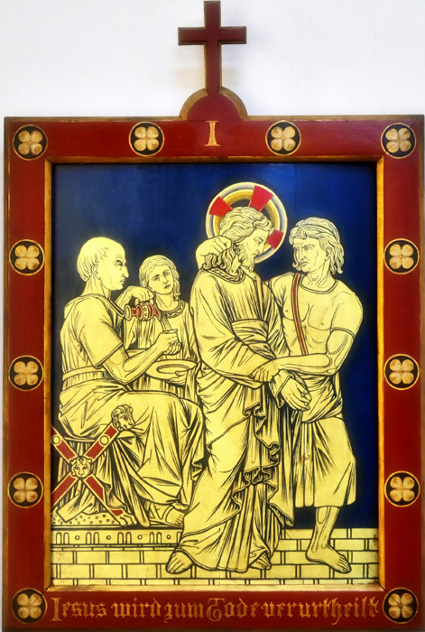 Kreuzweg Station 1 - Medienwerkstatt-Wissen © 2006-2025 Medienwerkstatt