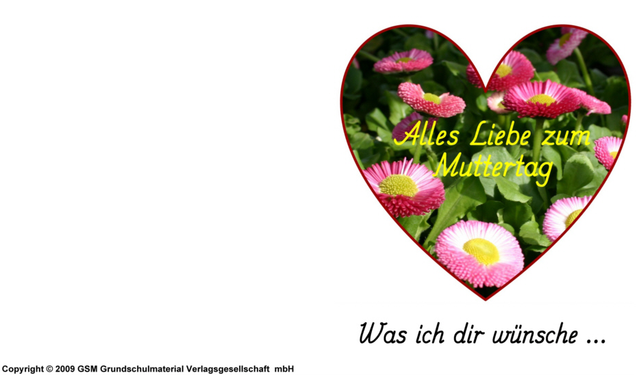 Muttertagskarte 9 - Medienwerkstatt-Wissen © 2006-2025 Medienwerkstatt