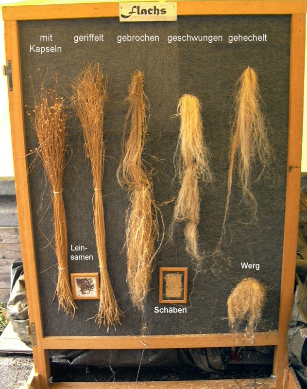 Leineweber - Bilder zur Flachsverarbeitung - Medienwerkstatt-Wissen ...