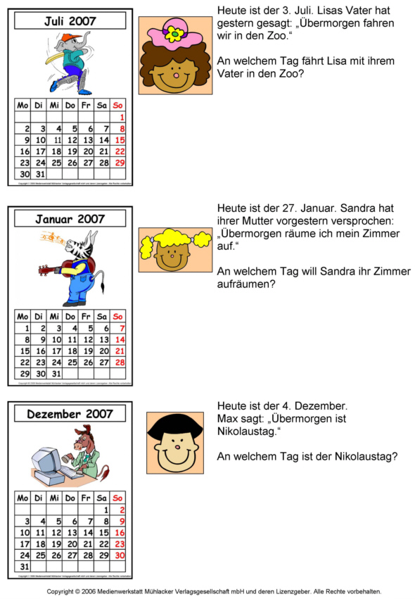 Kalenderübung 3 - Medienwerkstatt-Wissen © 2006-2025 Medienwerkstatt